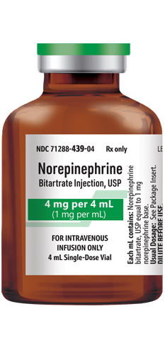Norepinephrine Bitartrate Injection, USP - Levophed® - Meitheal Pharmaceuticals